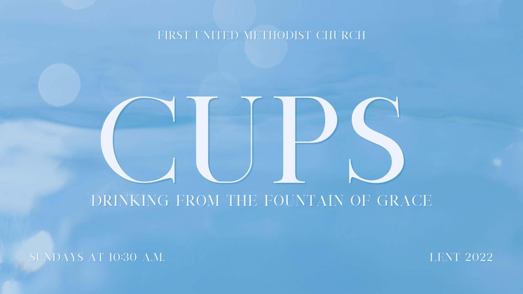 Lent — First United Methodist Church of Wichita Falls